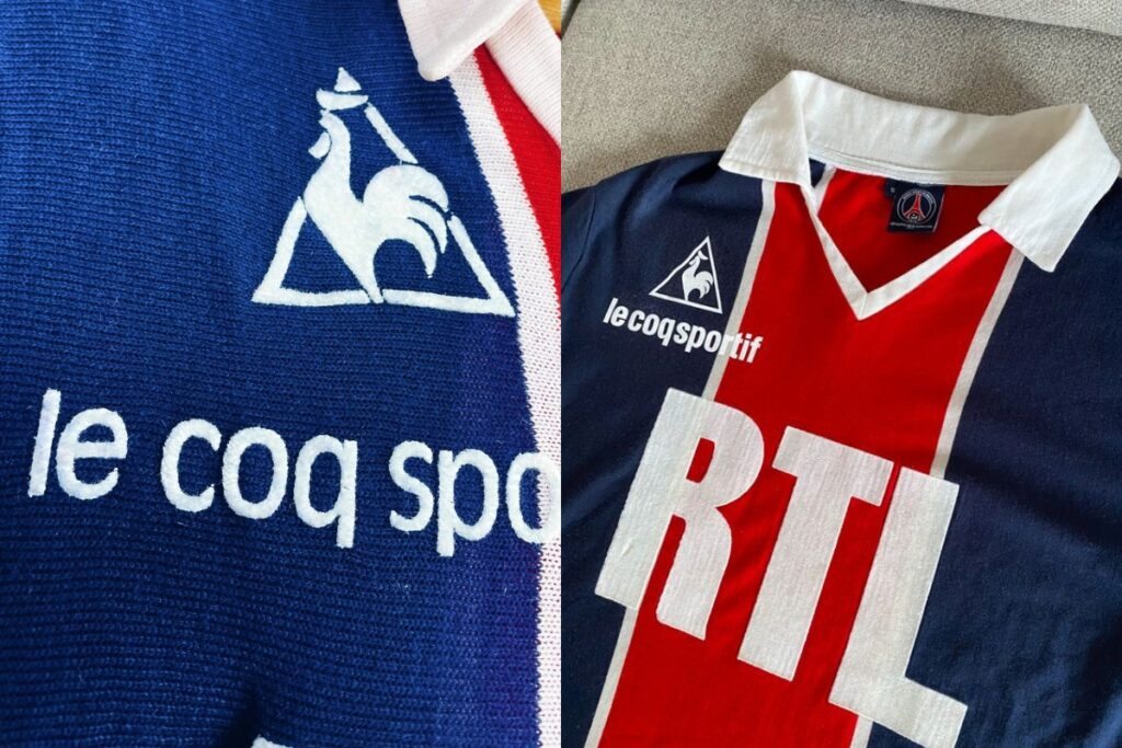 Maillot du PSG 1980 : Le modèle de Daniel Hechter